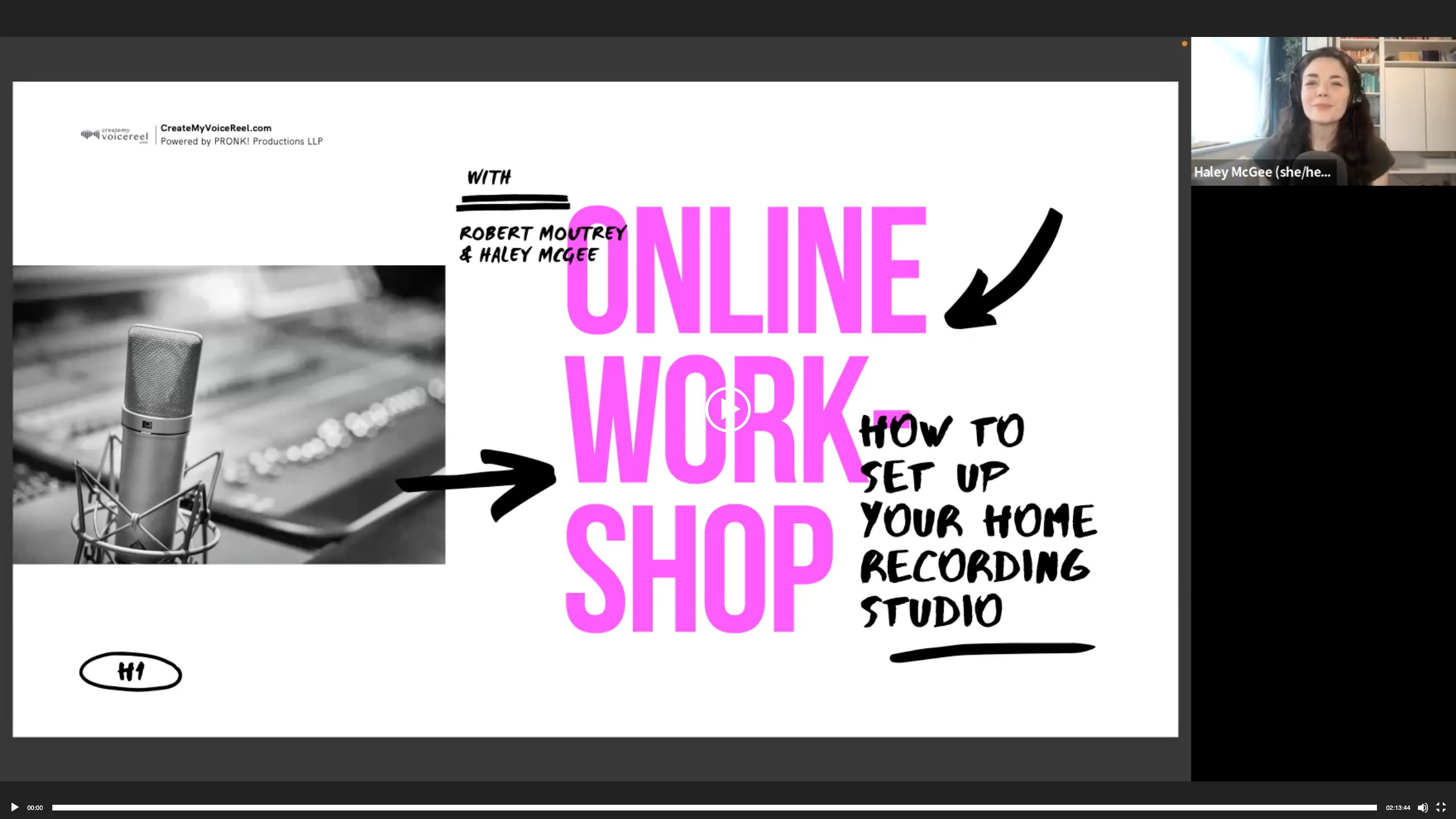 WORKSHOP: How To Set Up Your Home Recording Studio, For Actors - Create ...